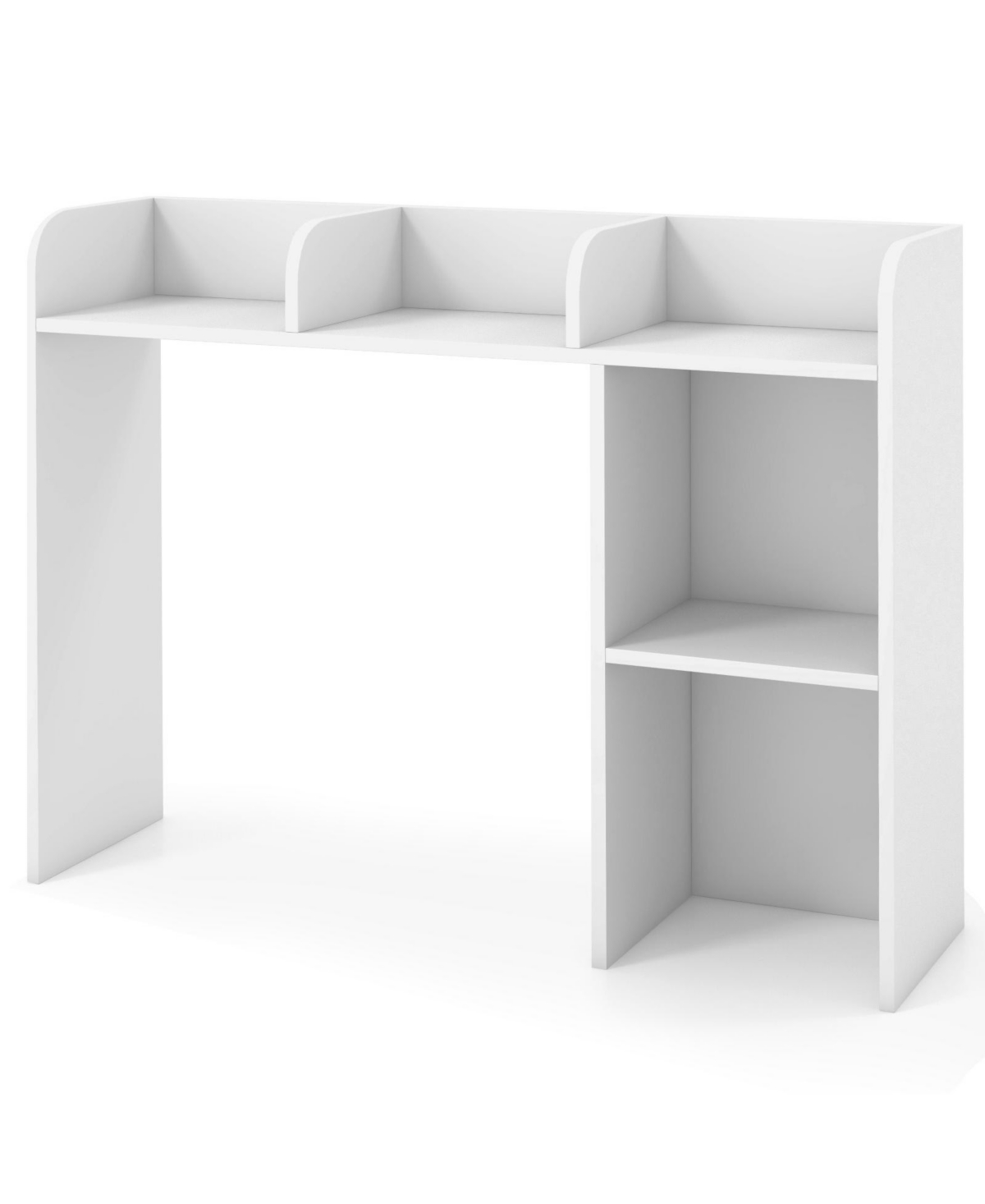 Click here for Gouun 3-Tier Multipurpose Desk Bookshelf with 4 Sh... prices
