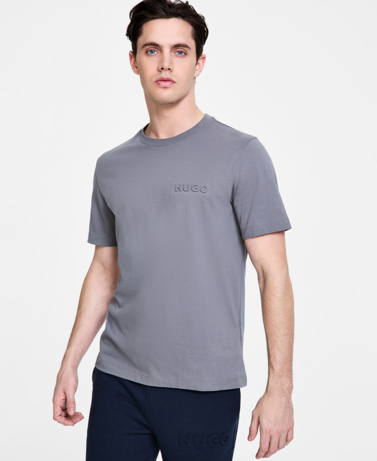 Click here for Hugo by Hugo Boss Mens Cotton Logo Graphic T-Shirt... prices