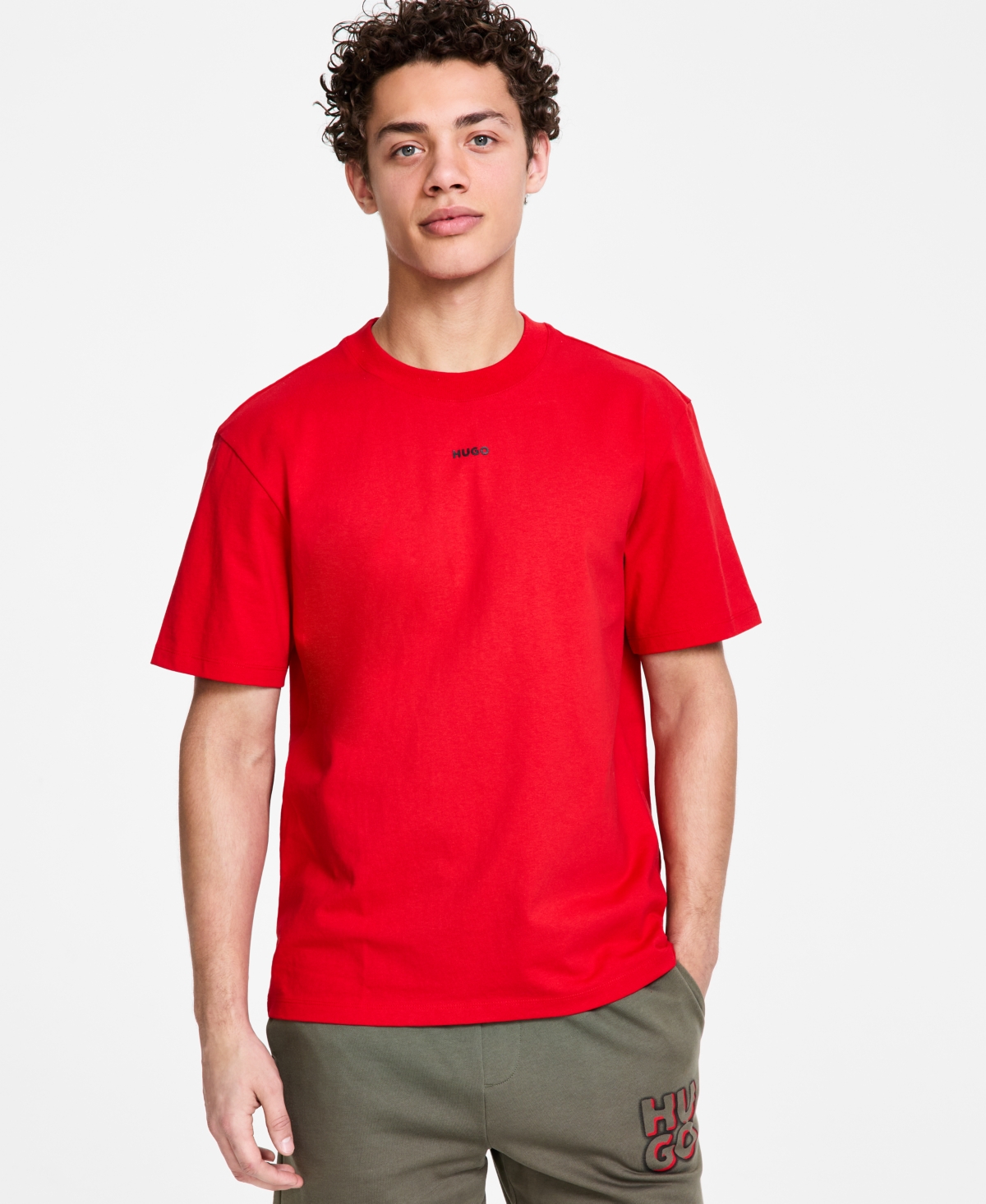 Click here for Hugo by Hugo Boss Mens Dapolino Logo T-Shirt - Ope... prices