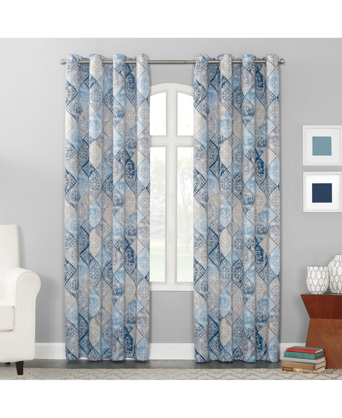 Click here for Lawson Global Medallion Print Room Darkening Gromm... prices