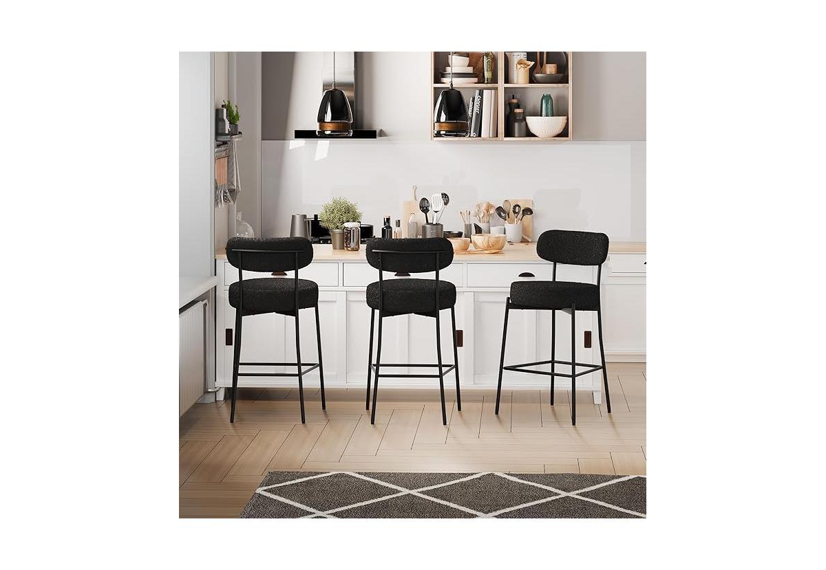 Click here for Dyhome Bar Stools Set of 3  27 Inches Counter Heig... prices