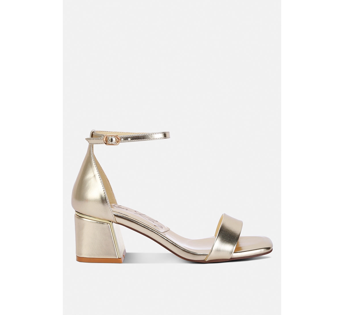 Click here for Makena Metallic Block Heel Sandals - Gold prices