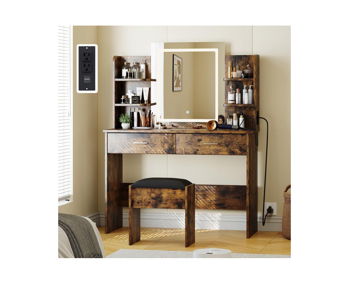 Click here for gaomon Vanity Desk with Mirror and Lights  Makeup... prices
