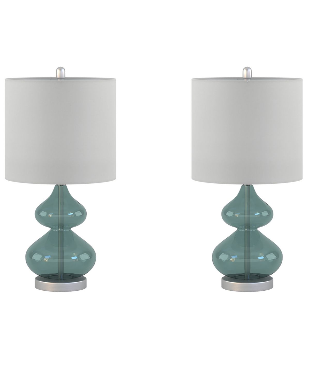 Click here for 510 Design Ellipse Curved Glass Table Lamp  Set of... prices