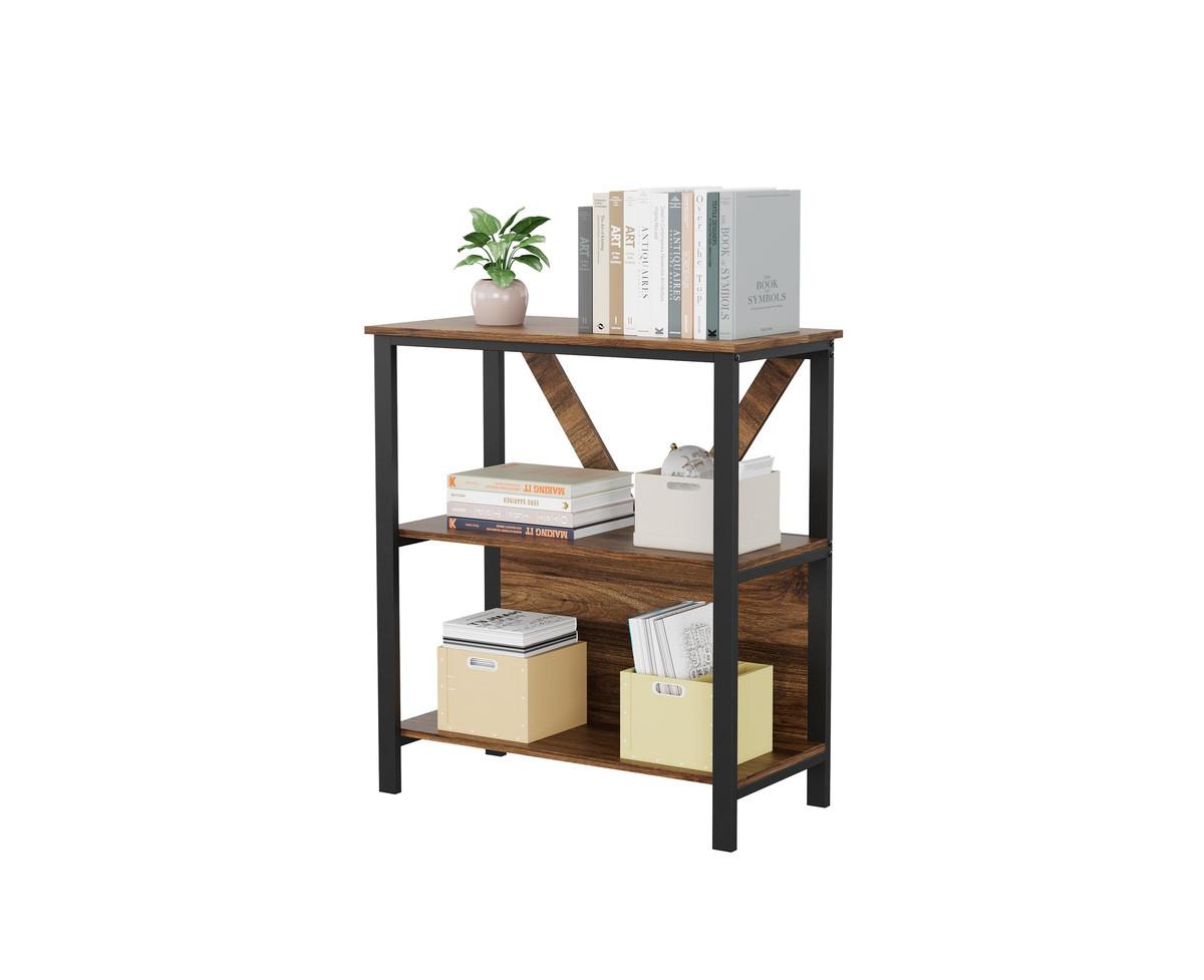 Click here for gaomon 3 Tier Bookshelf with Led Lights  Bookcase... prices