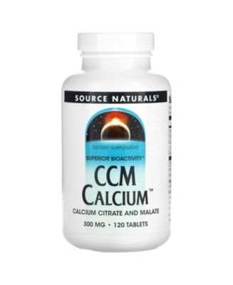 Source Naturals CCM Calcium 300 mg - 120 Tablets - Macy's