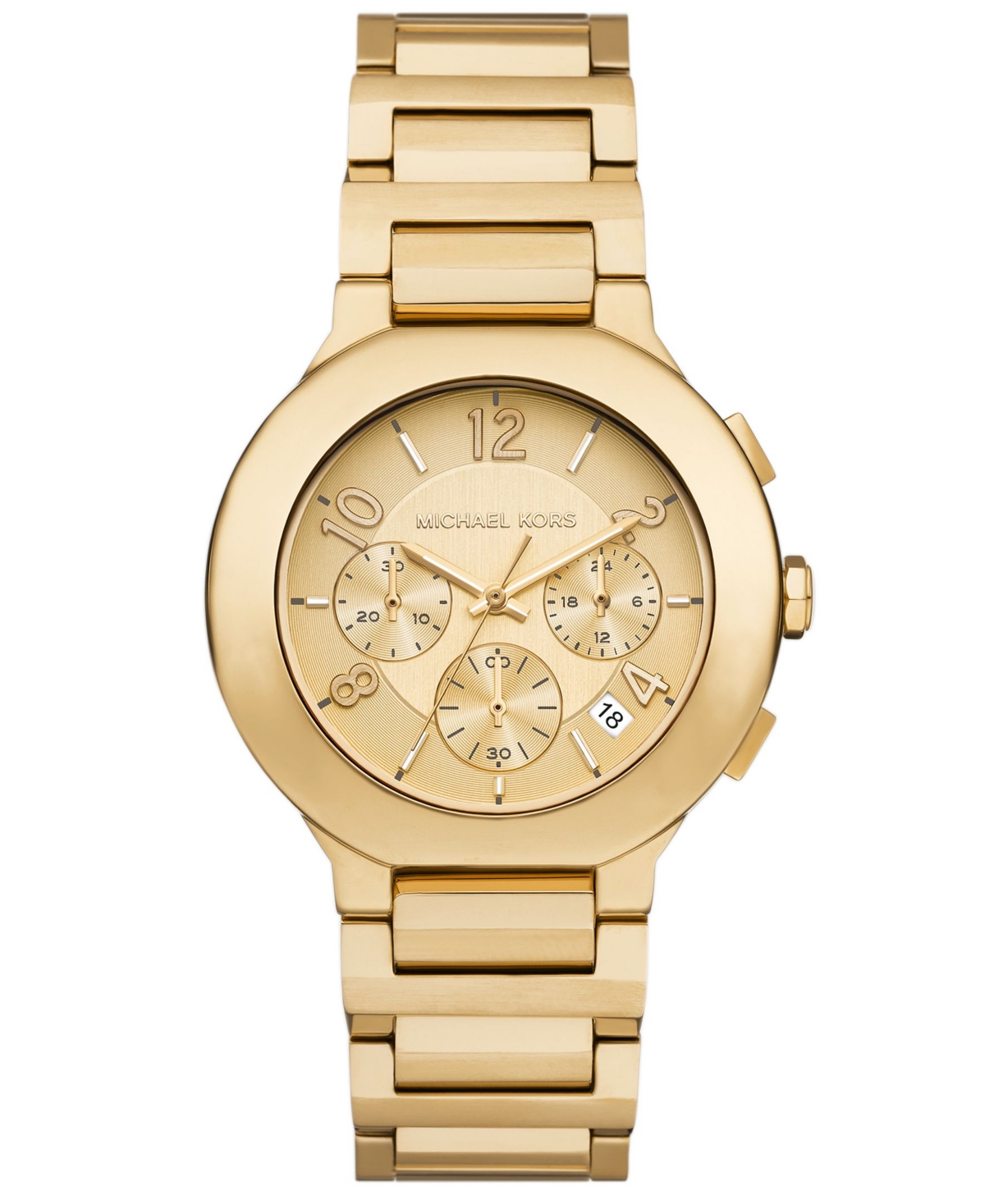 Michael Kors Womens Gramercy Chronograph Gold-Tone Stainless Steel Watch  40mm - Gold-Tone