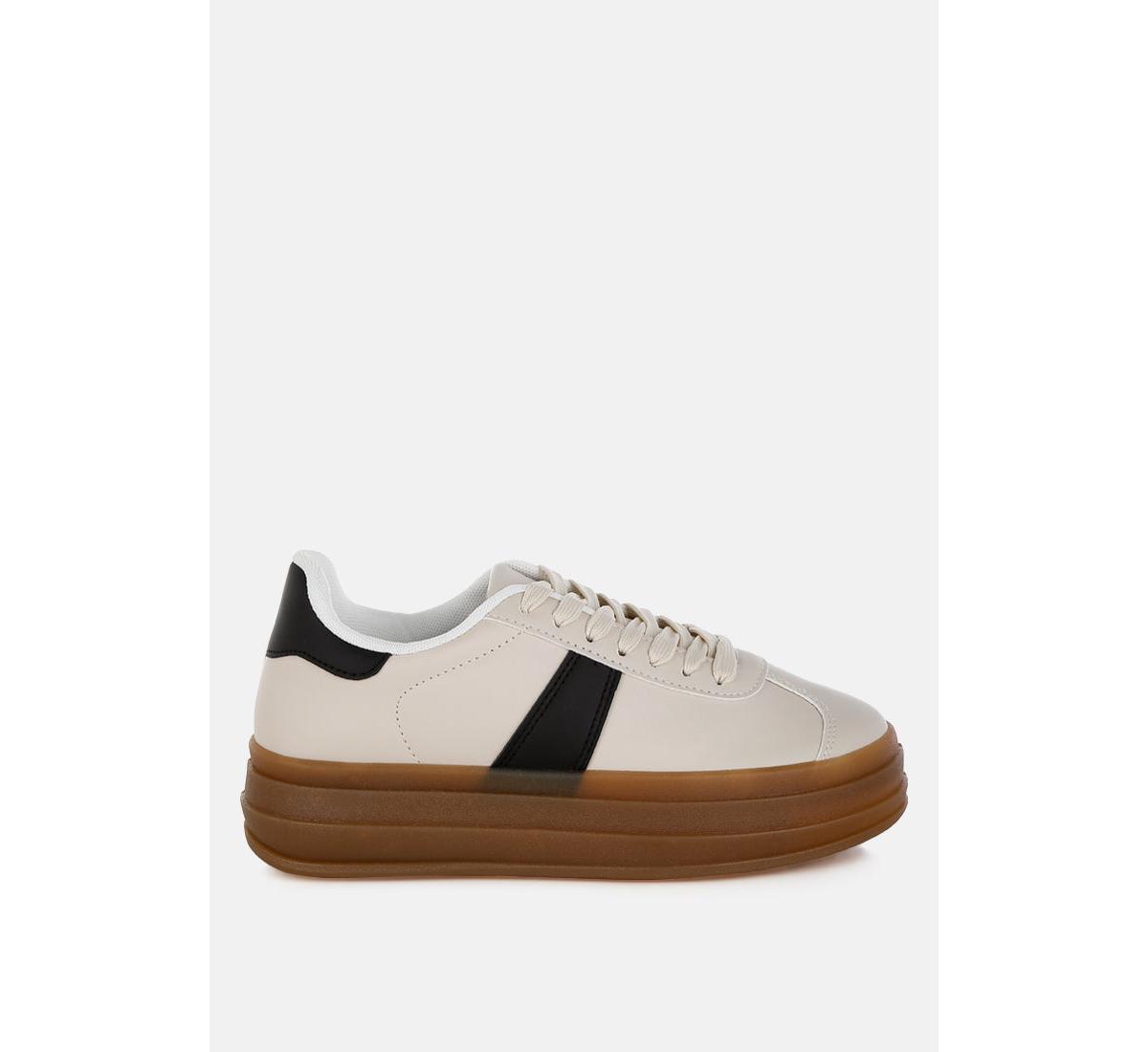 Click here for London Rag Knockout Faux Leather Lace-Up Sneakers... prices