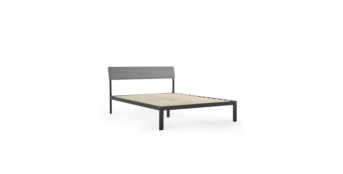 Click here for Slickblue Soft Fabric Metal Headboard Platform Bed... prices