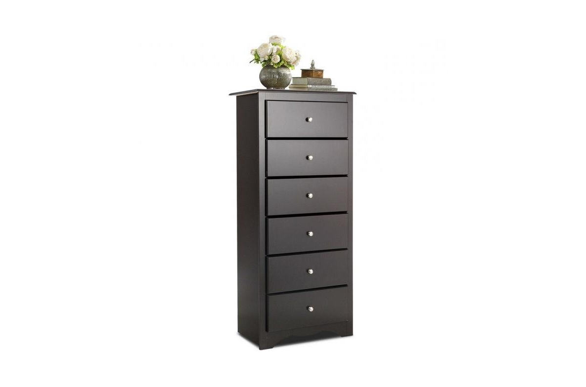 Click here for 6-Drawer Tall Wooden Dresser Chest – Vertic... prices