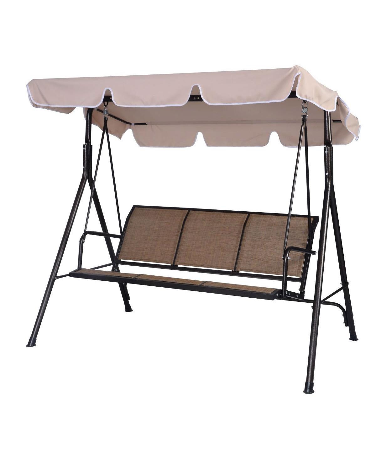 Click here for Slickblue Outdoor 3-Person Canopy Swing for Porch... prices