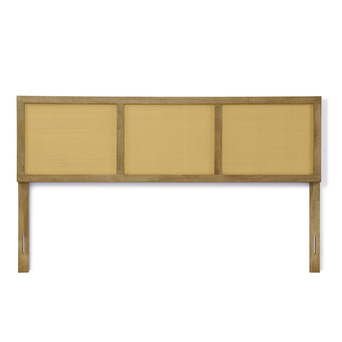 Click here for LuxenHome Natural Finish Rubberwood with Rattan Pa... prices