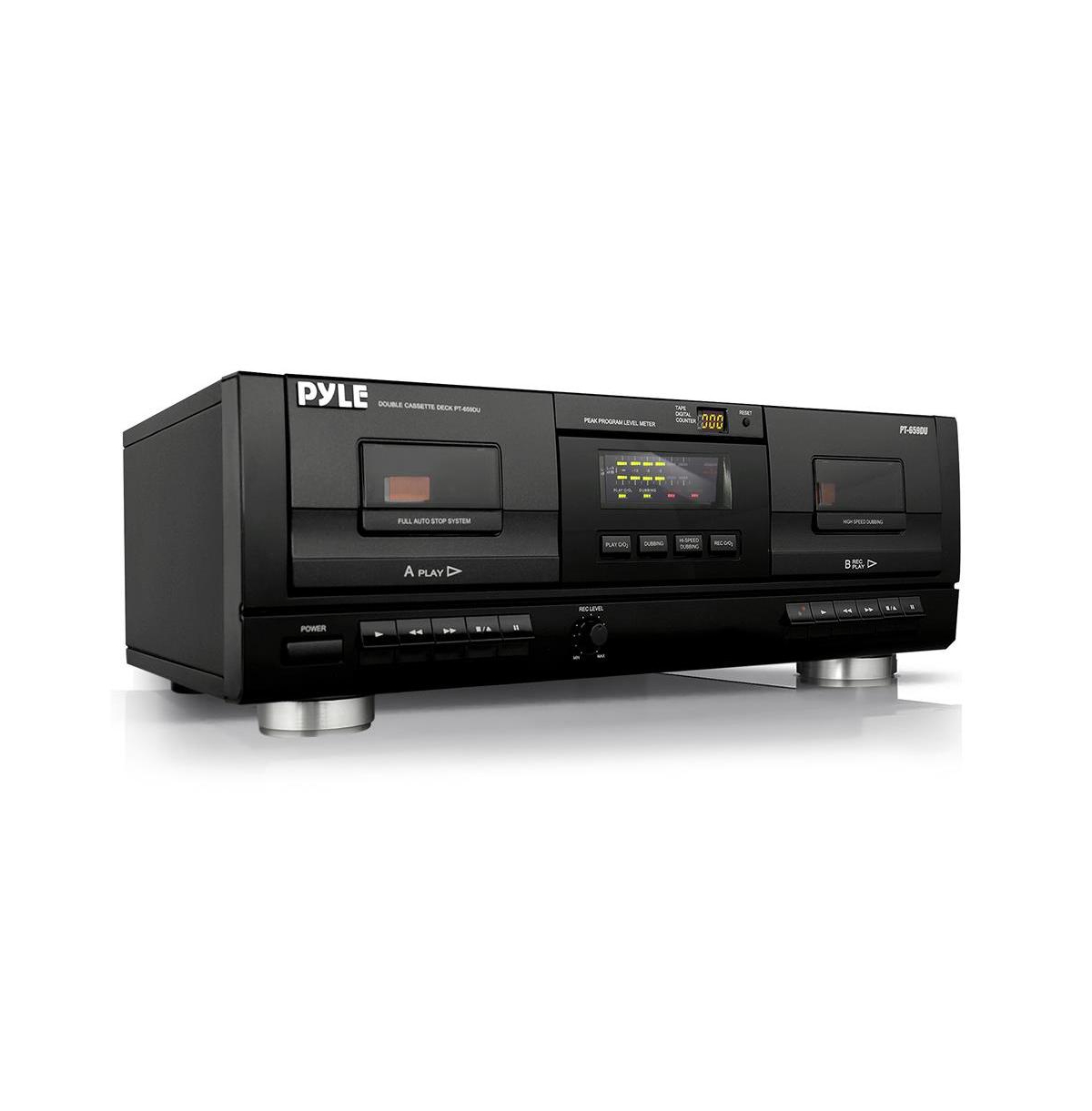 Click here for Pyle Dual Stereo Cassette Deck with Usb to MP3 Con... prices