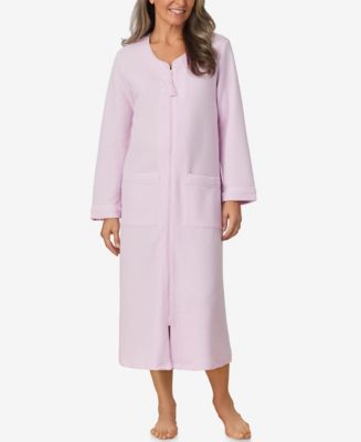 Aria Women's Long Sleeve Zip Robe - Macy's