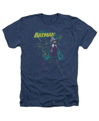 Batman Men's Bat Spray Adult Heather Tee / T-Shirt - Macy's