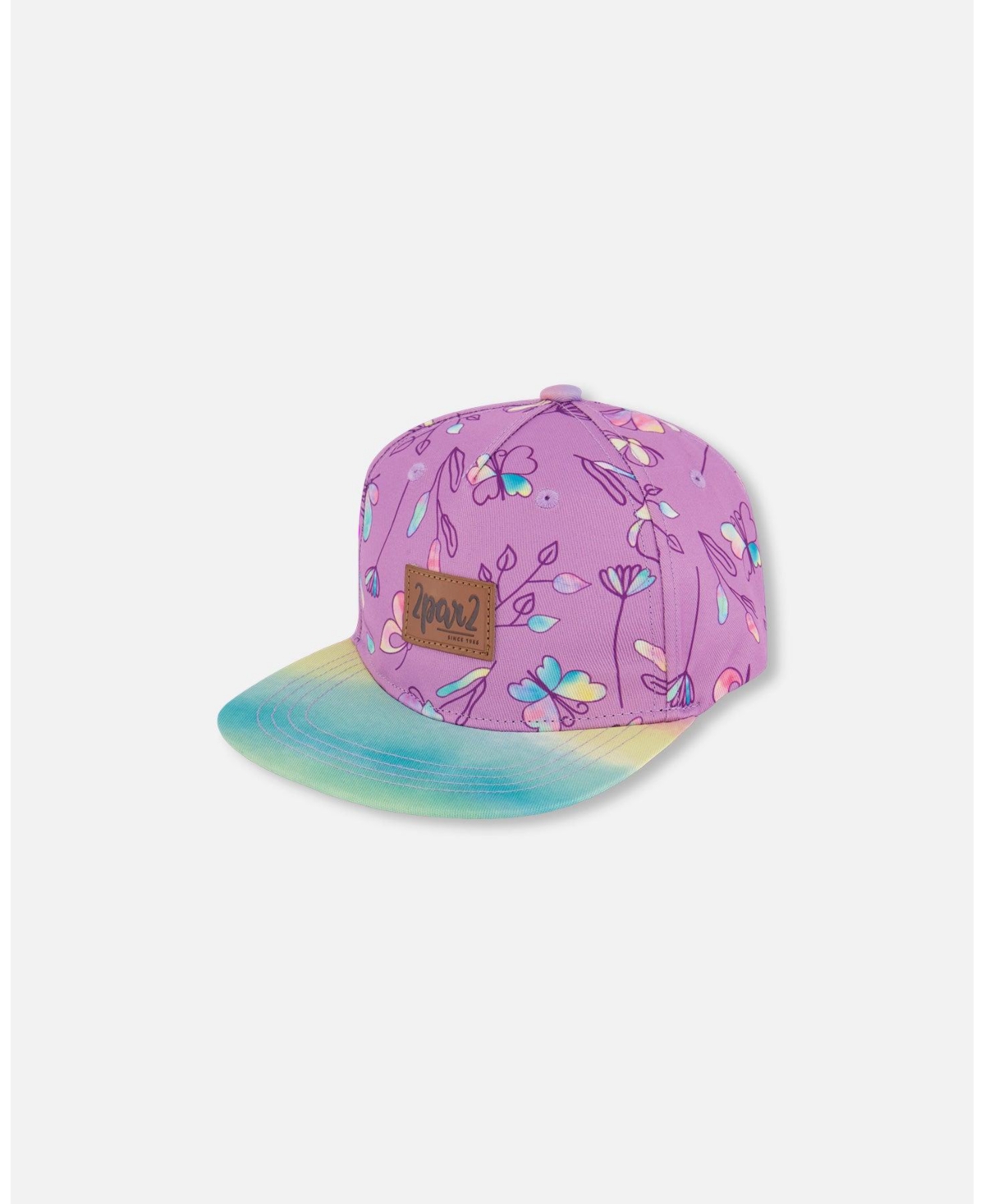 Click here for Deux par Deux Baby Girls Printed Cap Old Mauve And... prices