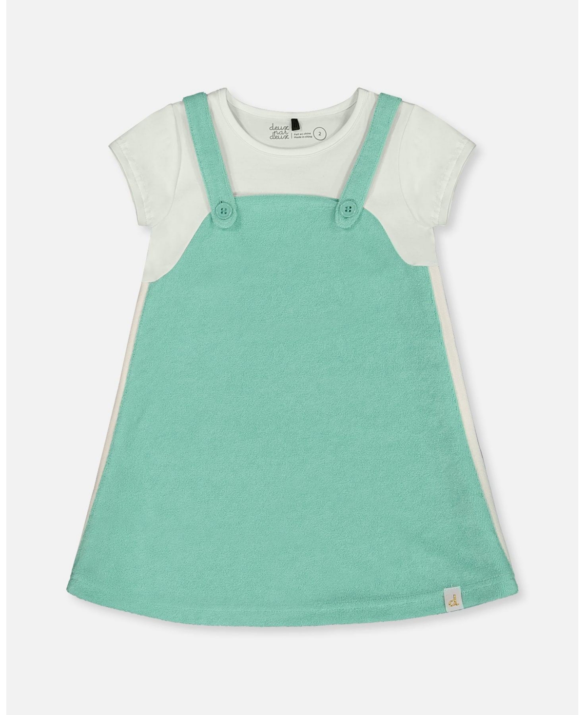 Click here for Deux par Deux Big Girls Terry Cloth Dress Turquois... prices