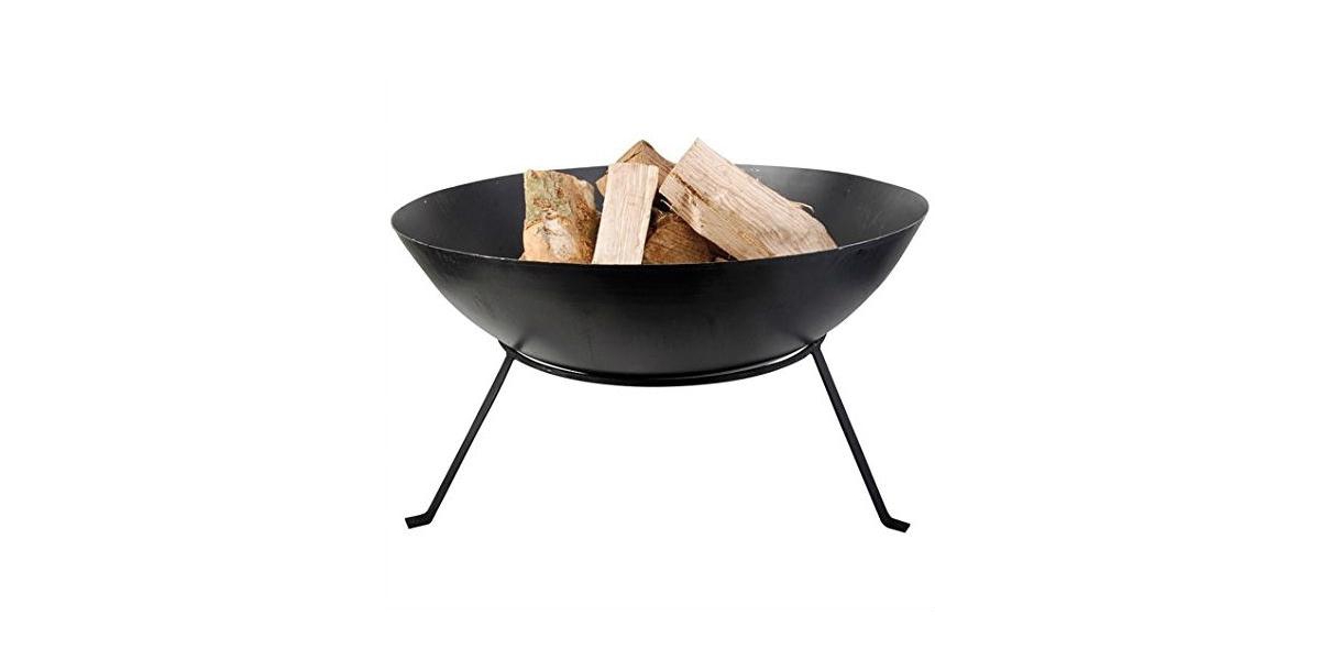 Click here for Cast Iron 23-inch Outdoor Fire Pit Bowl with Stand... prices