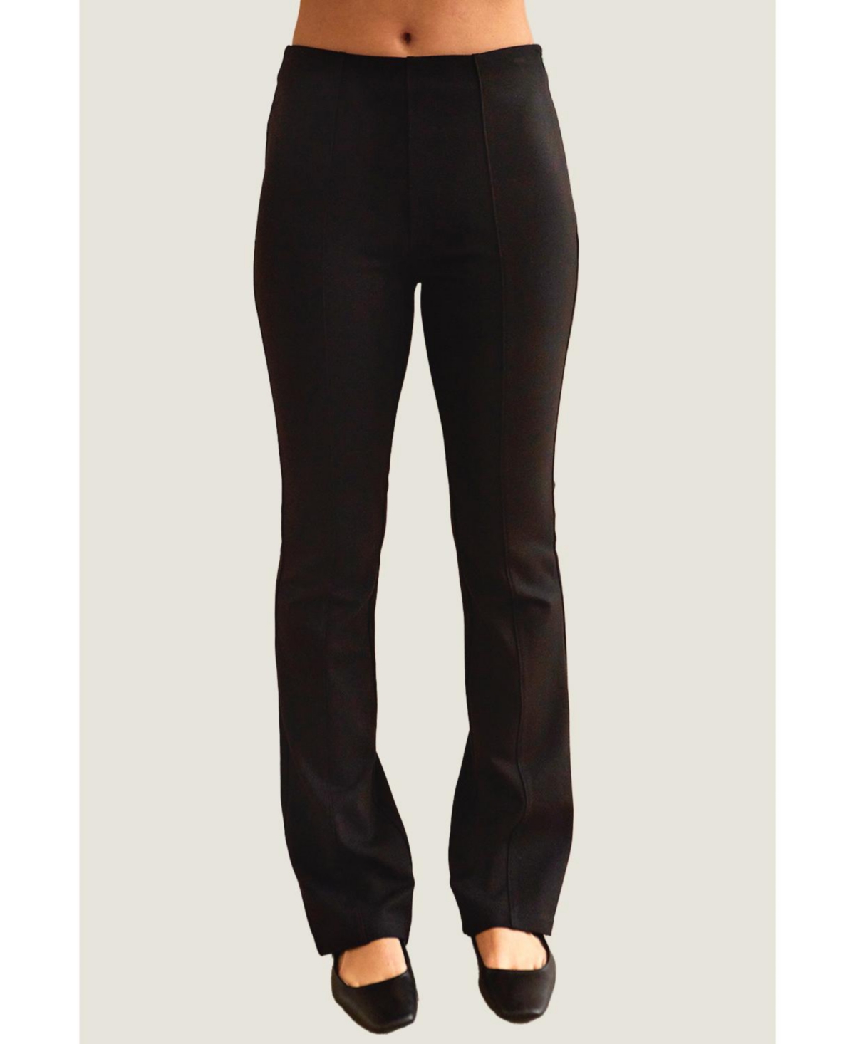 Click here for Crescent Womens Florence Stretch Knit Flare Pants... prices