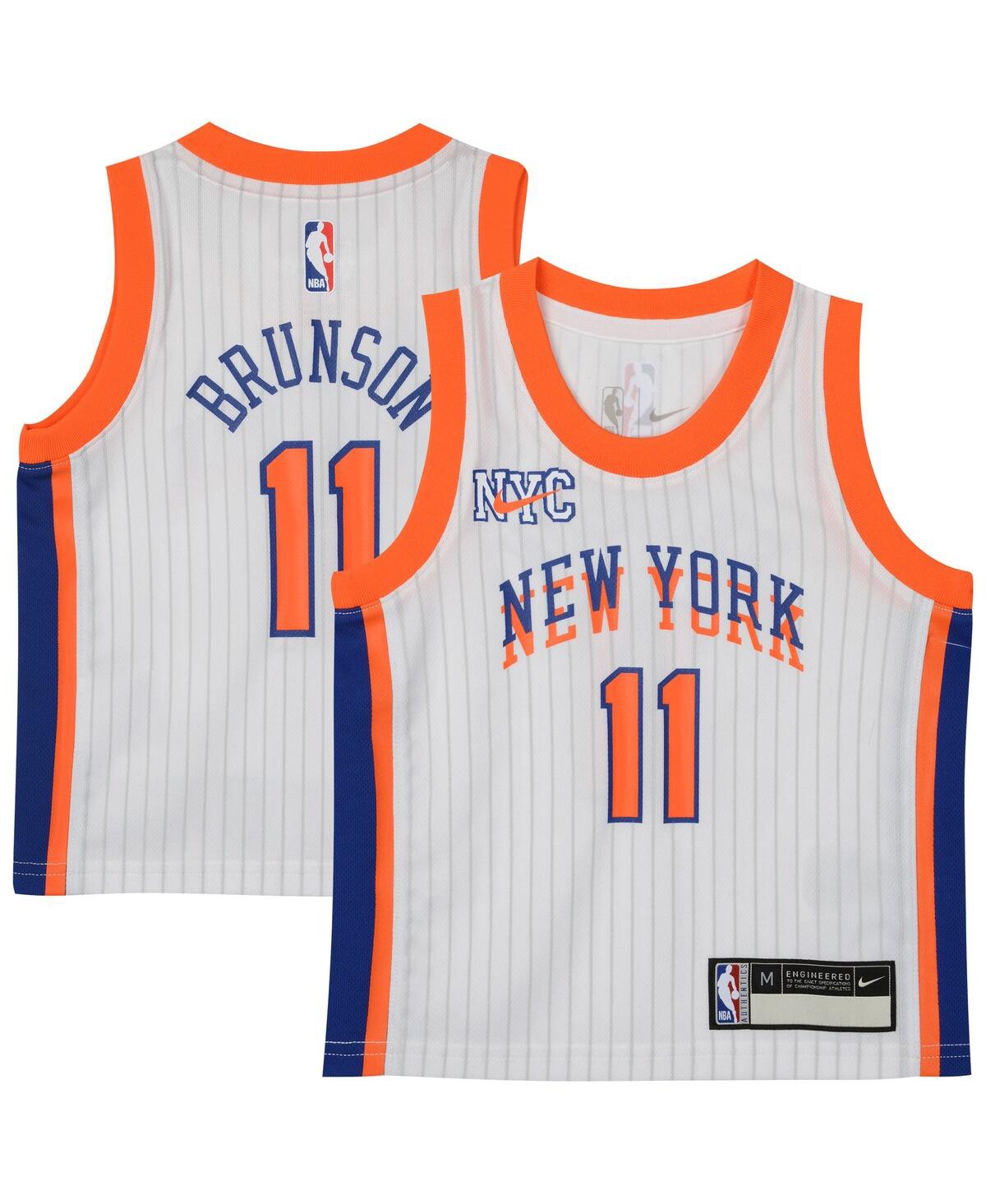 Click here for Nike Preschool Jalen Brunson White New York Knicks... prices