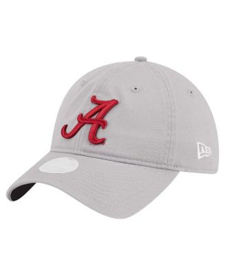New Era Women's Gray Alabama Crimson Tide Logo 9TWENTY Adjustable Hat ...