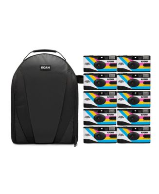 Ilford ILFOCOLOR Rapid Retro Single Use Color Film Camera, White, 5 ...