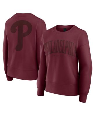 Fanatics Women's Burgundy Philadelphia Phillies Elements Flow Pullover ...