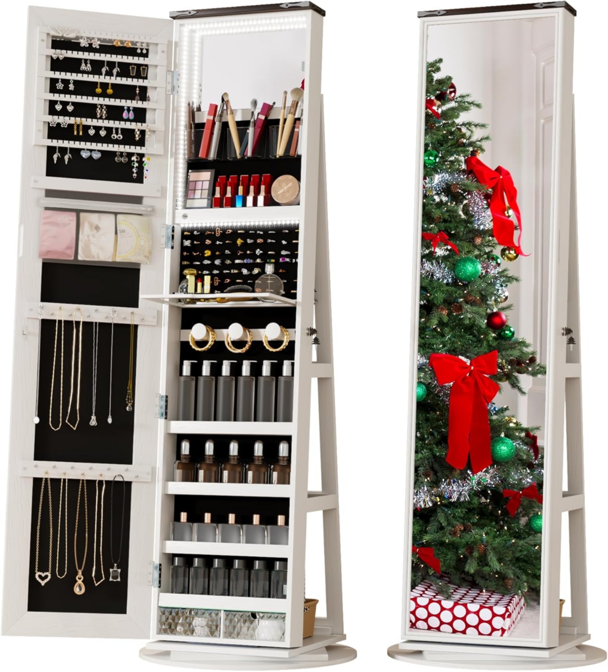 Click here for Vlsrka Floor / Wall Full Length Mirror - White prices