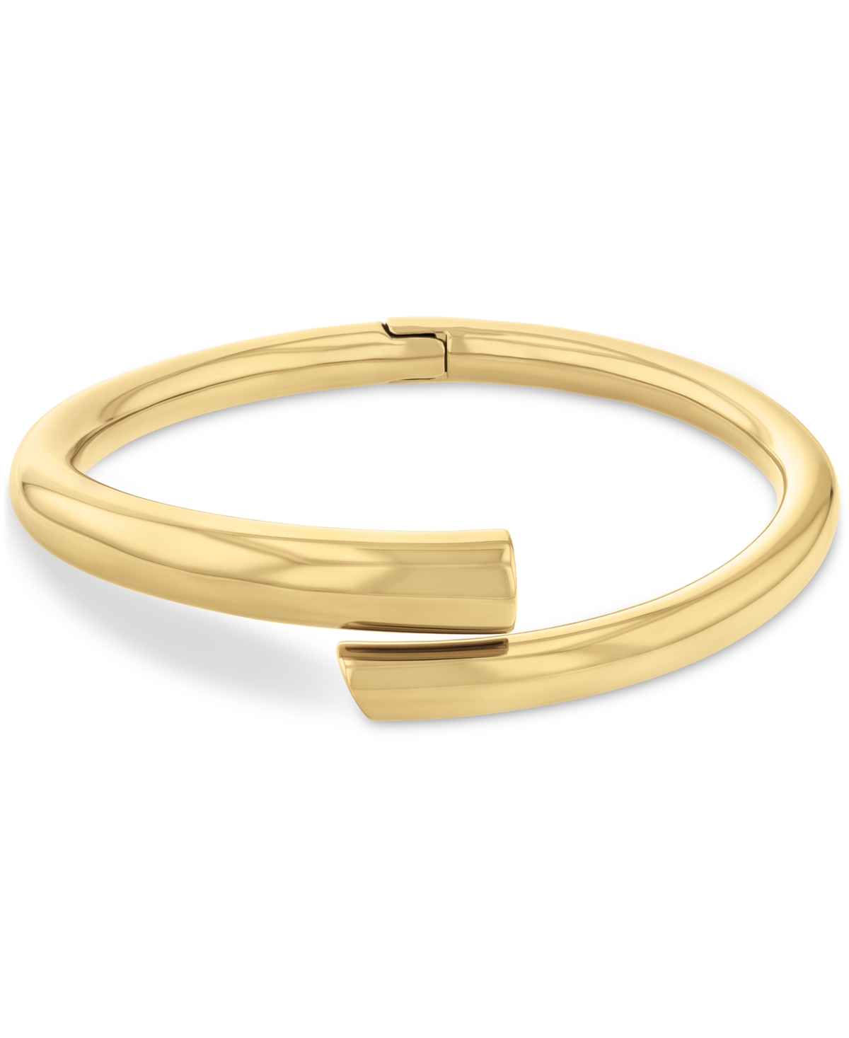 Click here for Calvin Klein Silver-Tone Ck Spiral Hinge Bracelet... prices