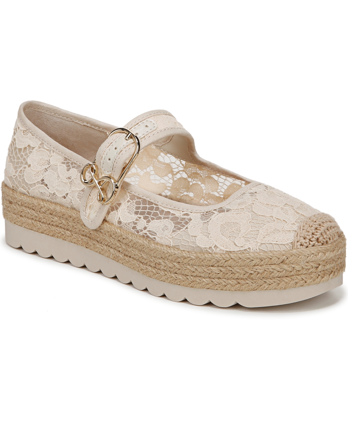 Click here for Sam and Libby Womens Isla Mary Jane Espadrille Fla... prices