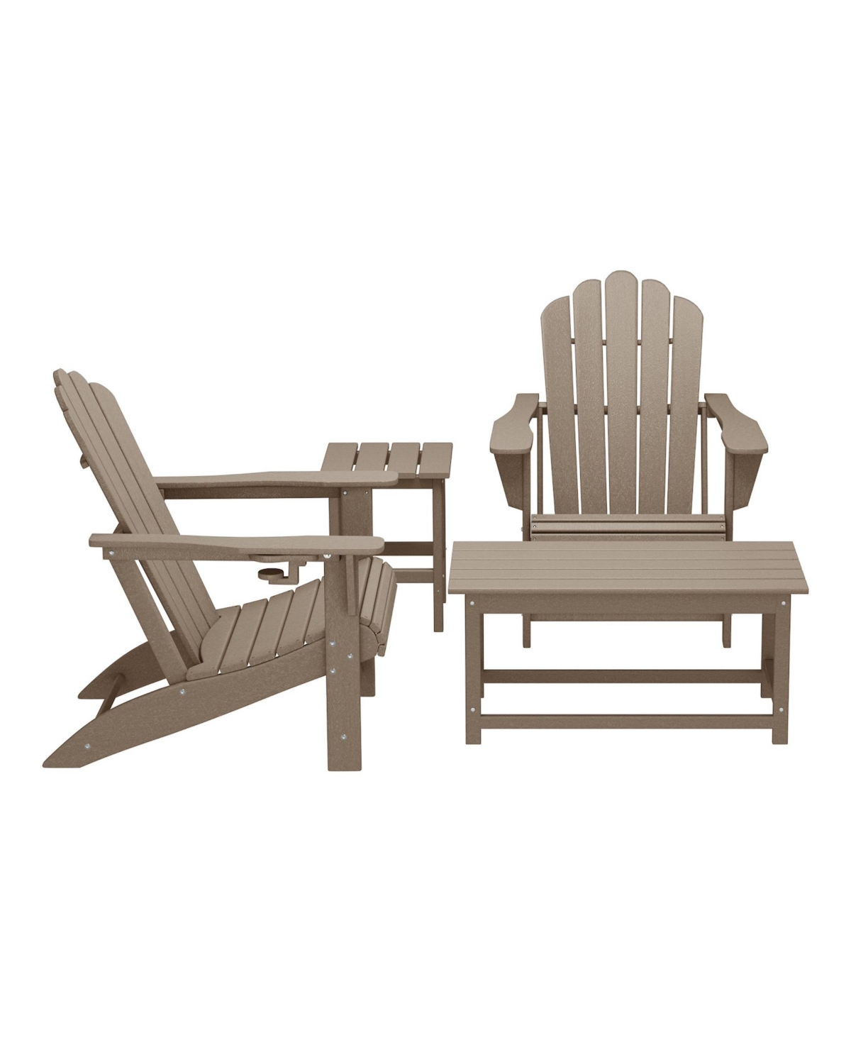 Click here for WestinTrends 4-Piece Adirondack Chairs with Cup Ho... prices