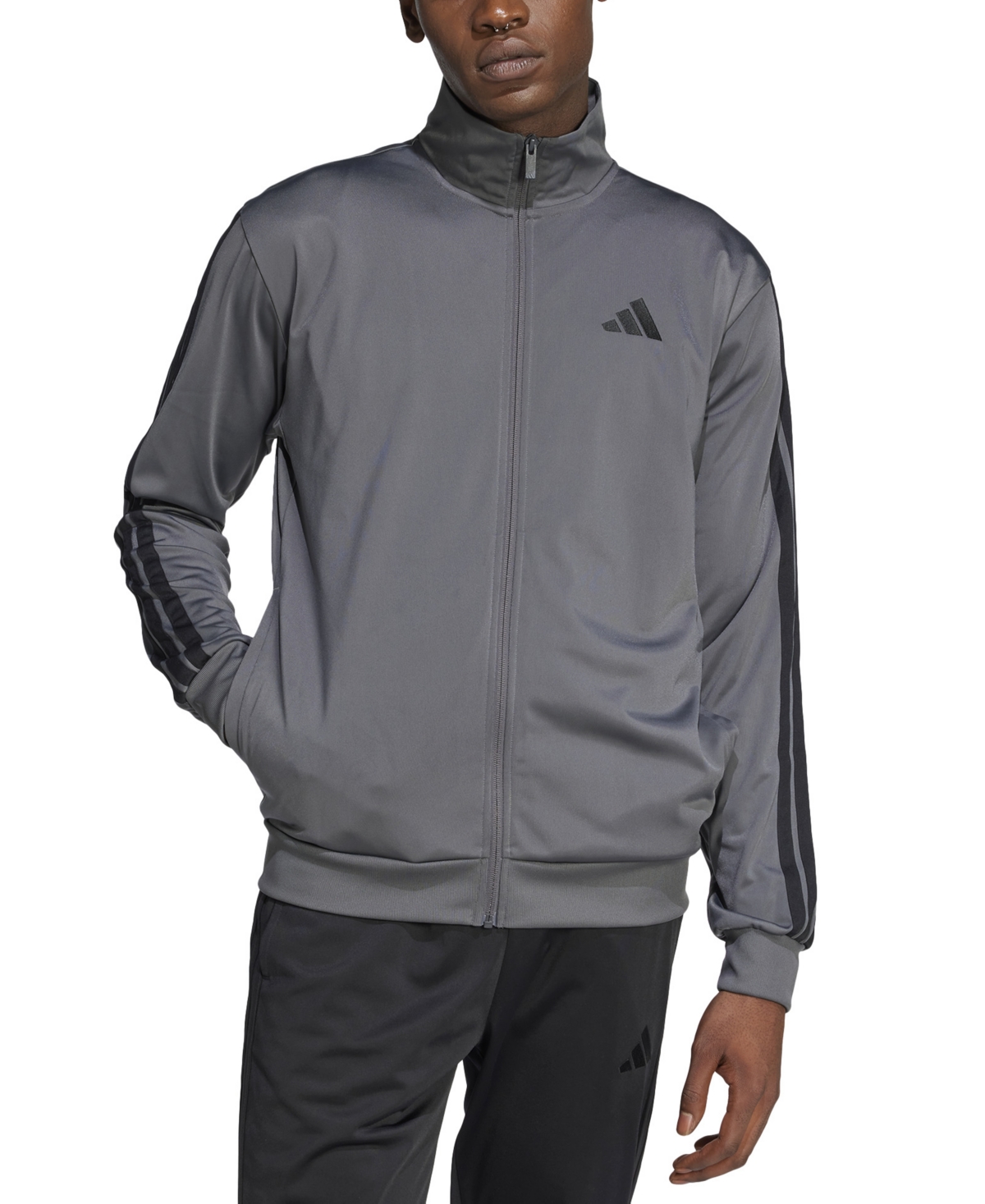 Click here for adidas Mens 3 Stripes Tricot Regular Track Top - G... prices