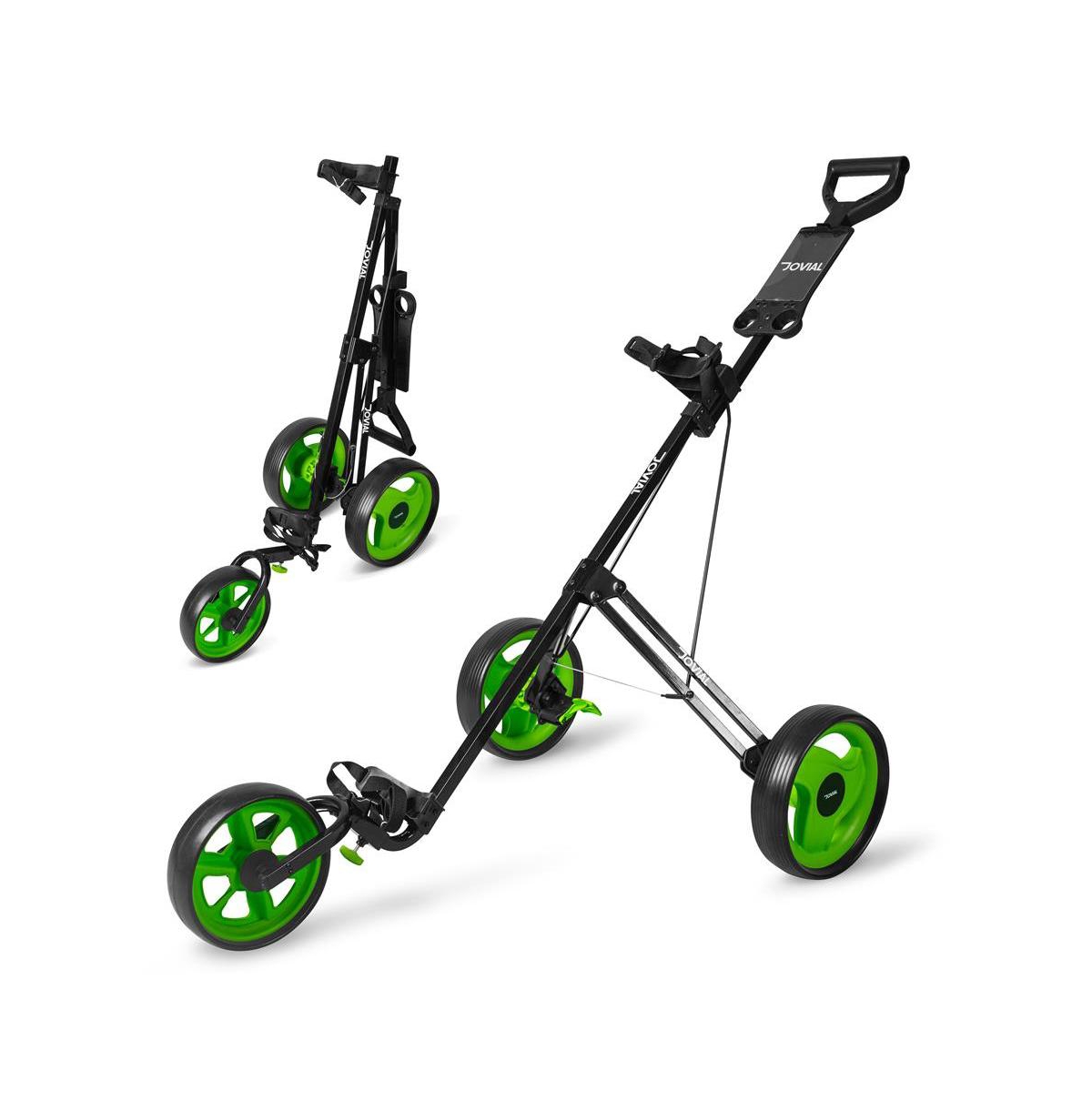 Click here for Jovial 3-Wheel Golf Push Cart with Deluxe Scorecar... prices