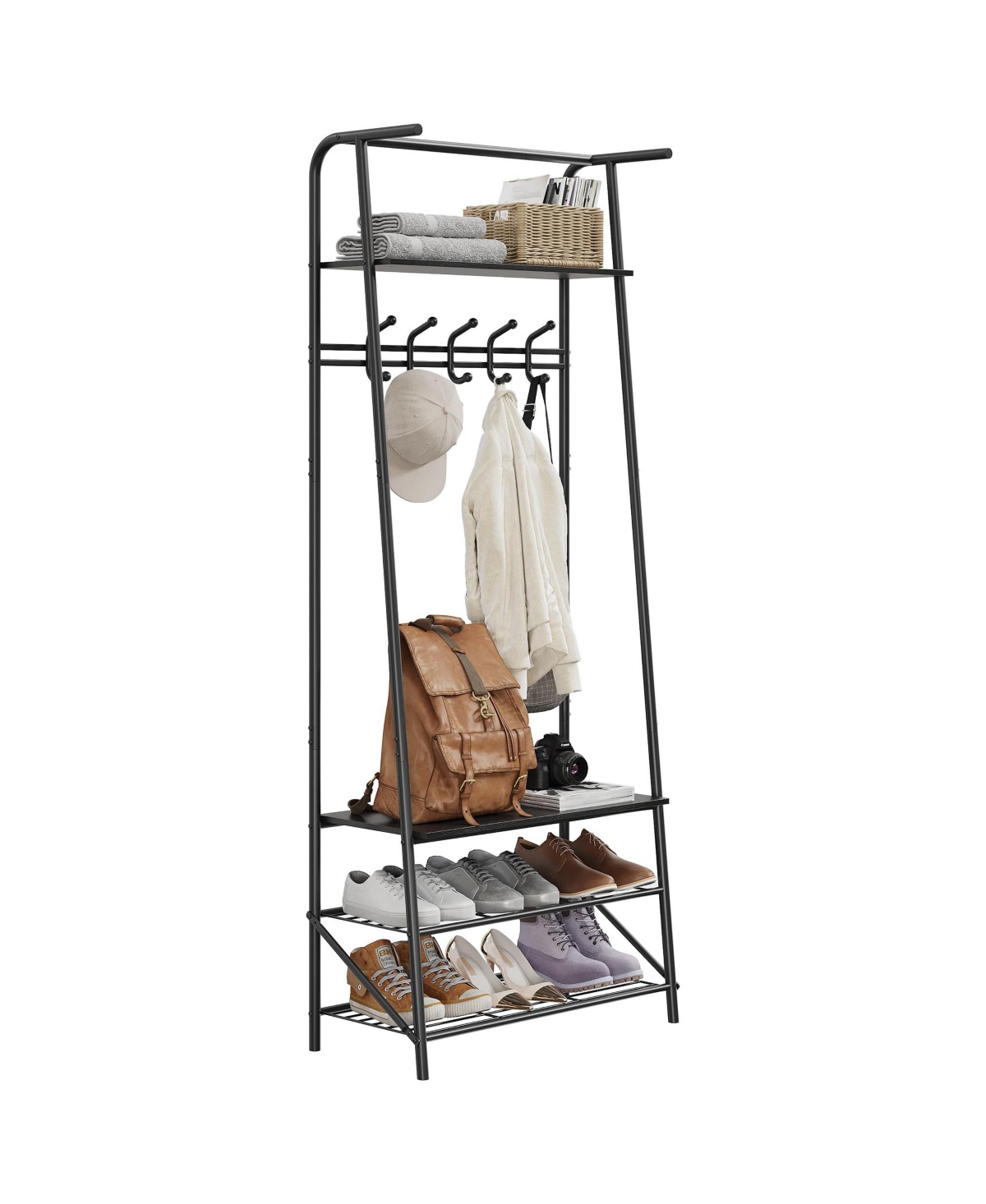 Click here for gaomon Coat Rack Shoe Bench with 5 Hooks  Hall Tre... prices