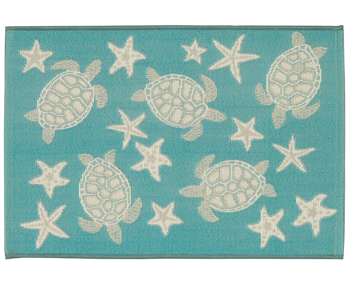 Click here for Liora Manne Esencia Turtle and Stars 2x210 Area Ru... prices