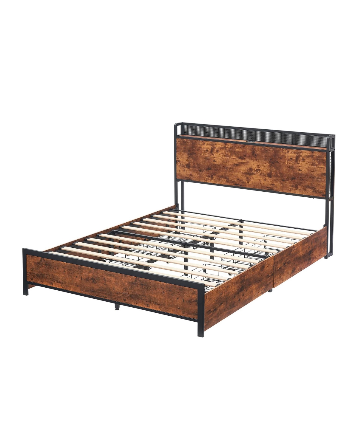 Click here for gaomon Queen Size Bed Frame with Led Lights and Us... prices