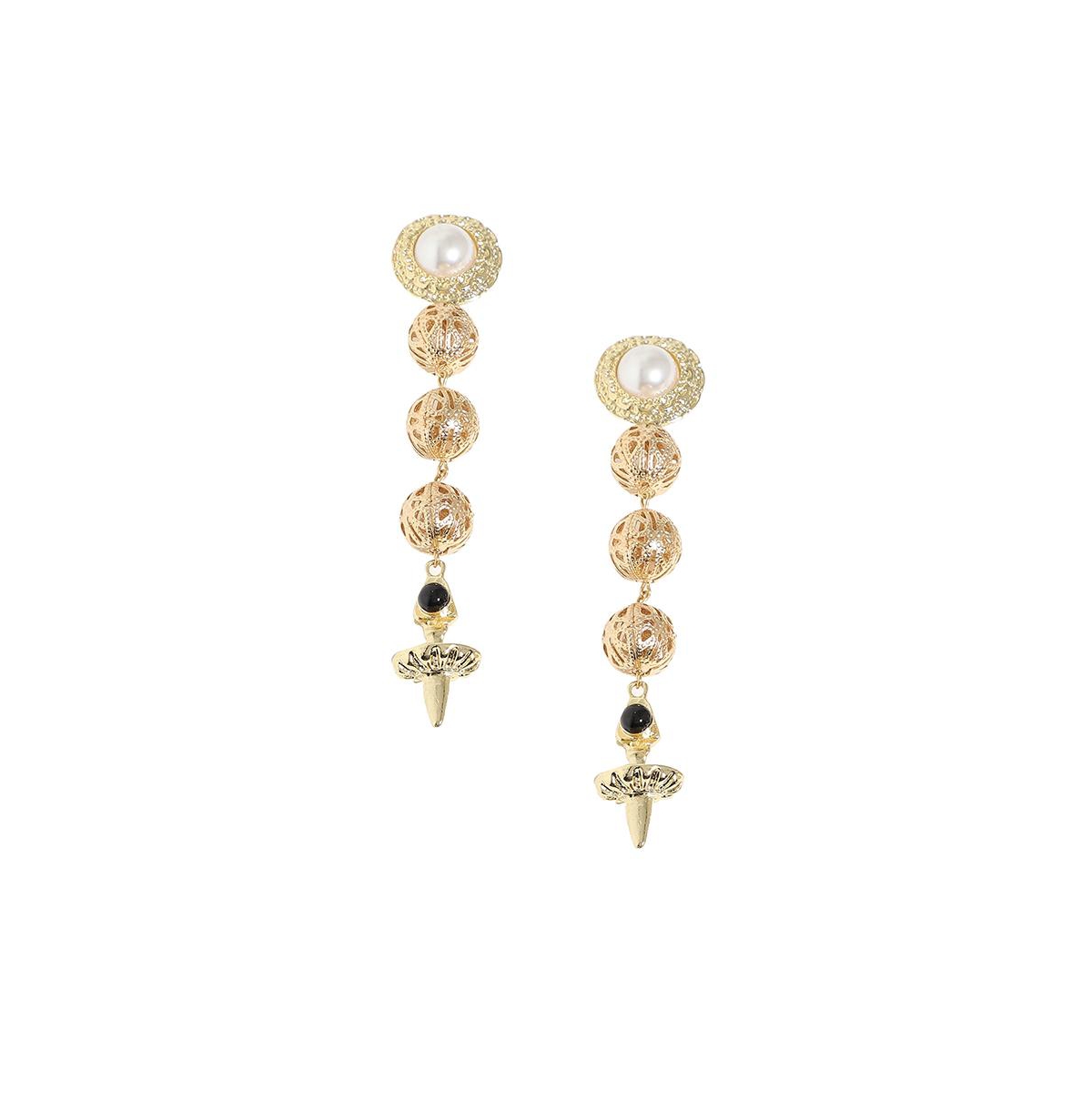 Click here for Casual Drop Earrings - Gold prices