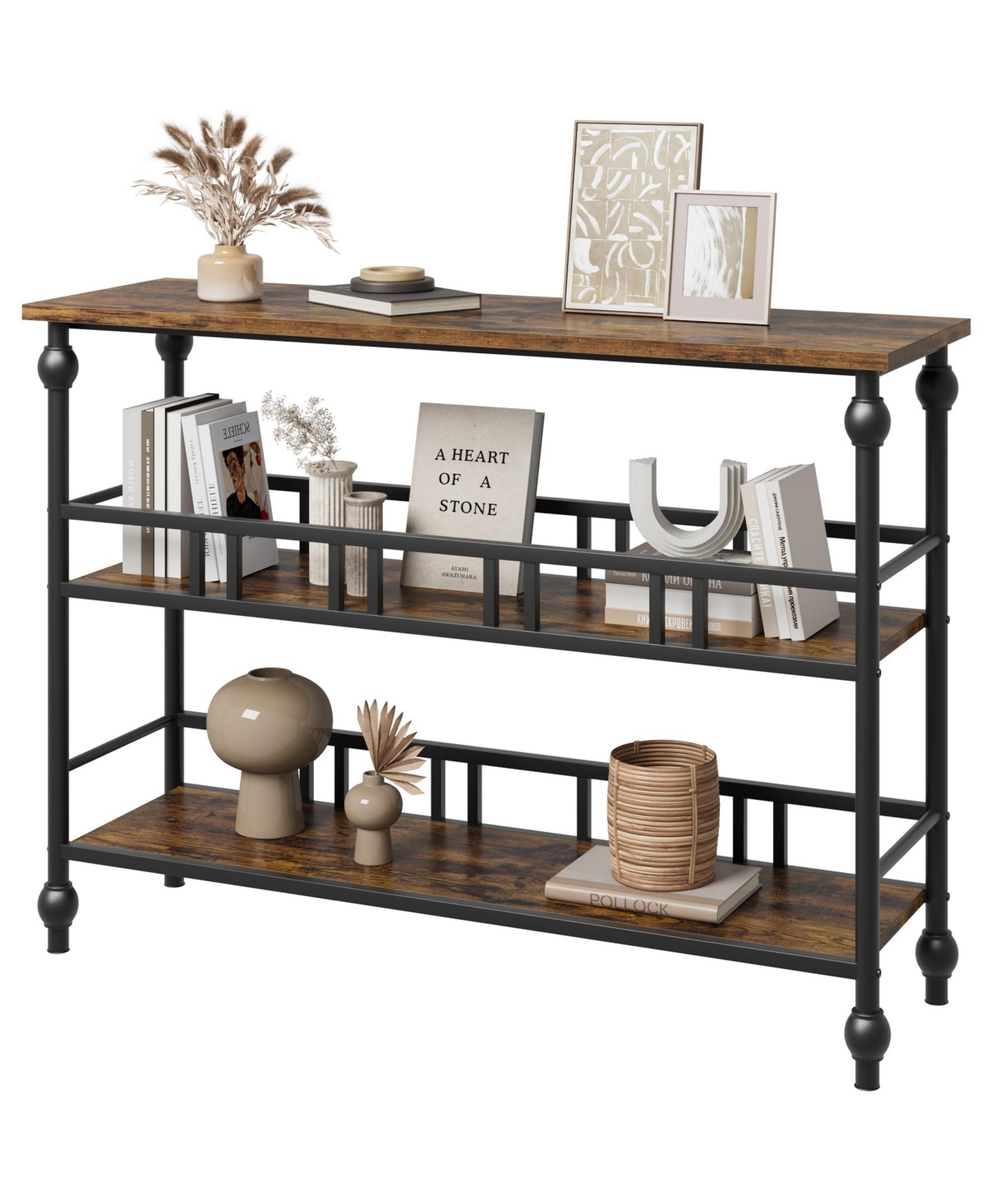 Click here for gaomon Console Table  3-Tier Sofa Tables Narrow En... prices