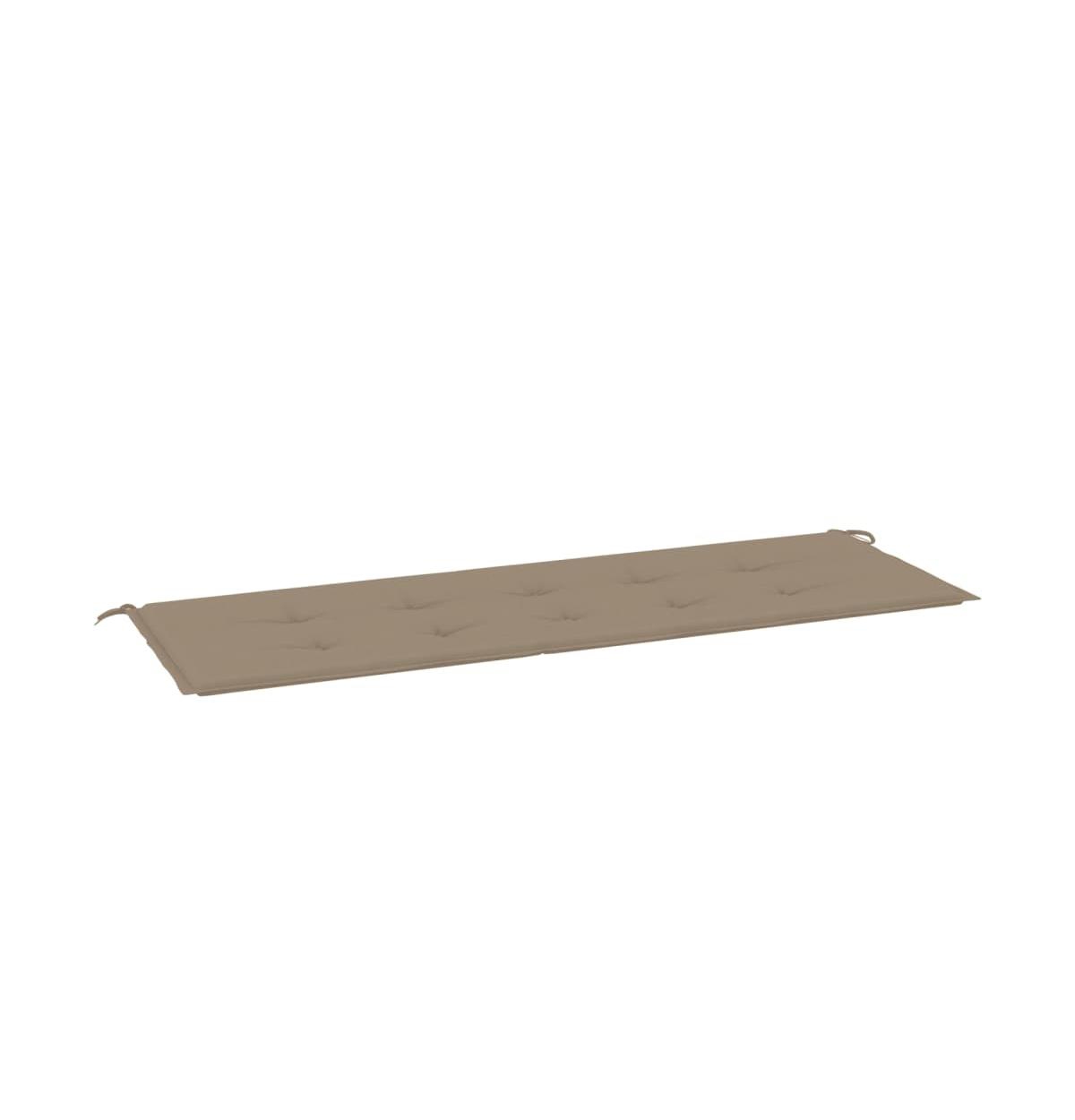 Click here for vidaXL Garden Bench Cushion Taupe 59.1x19.7x1.2 Ox... prices