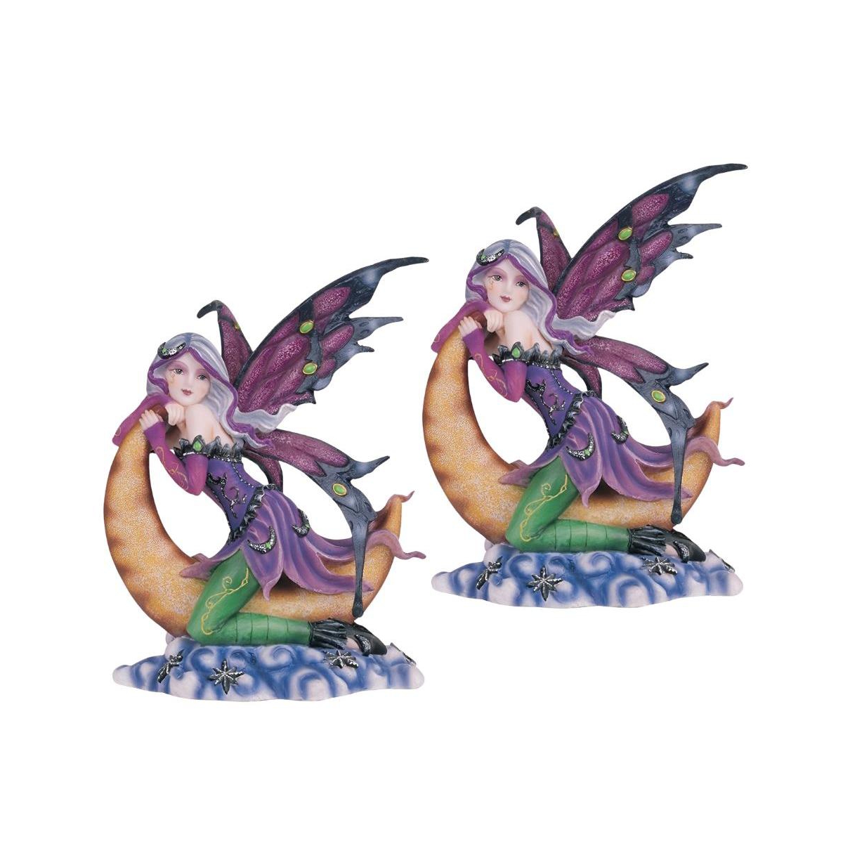 Click here for Fc Design 2-pc Set 7H Pink Fairy on The Moon Figur... prices