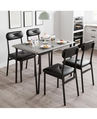 gaomon Dinner Table Set for 4,5 Piece Kitchen Table and Chairs ...