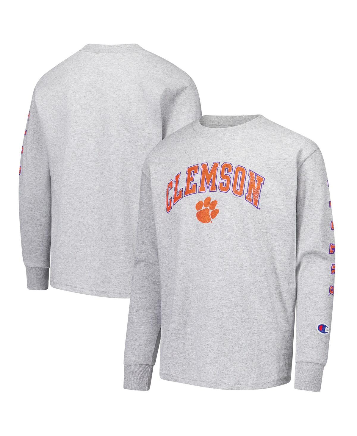 Click here for Champion Big Boys and Girls Gray Clemson Tigers Di... prices