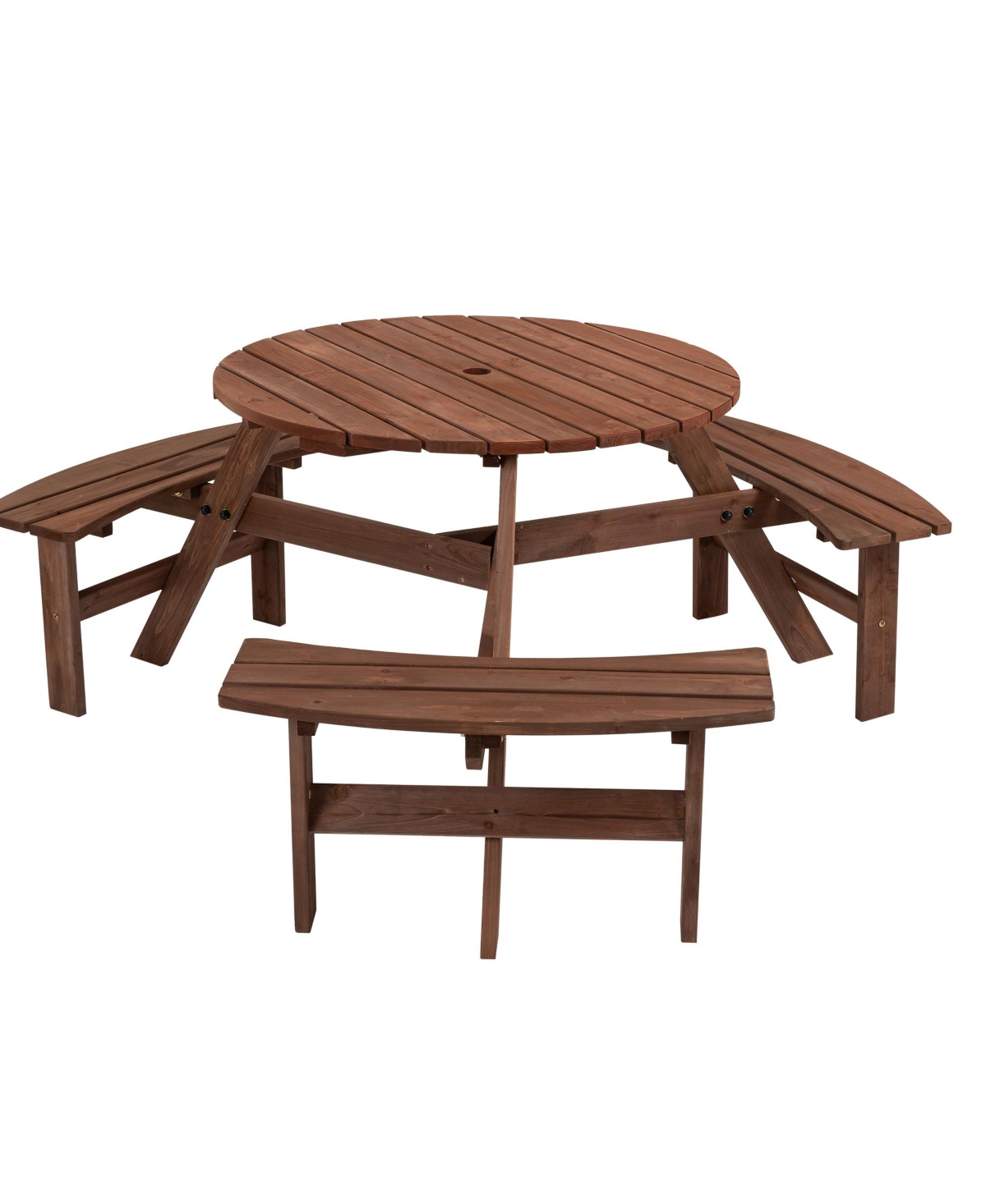 Click here for Slickblue 6-Person Outdoor Picnic Table for Comfor... prices