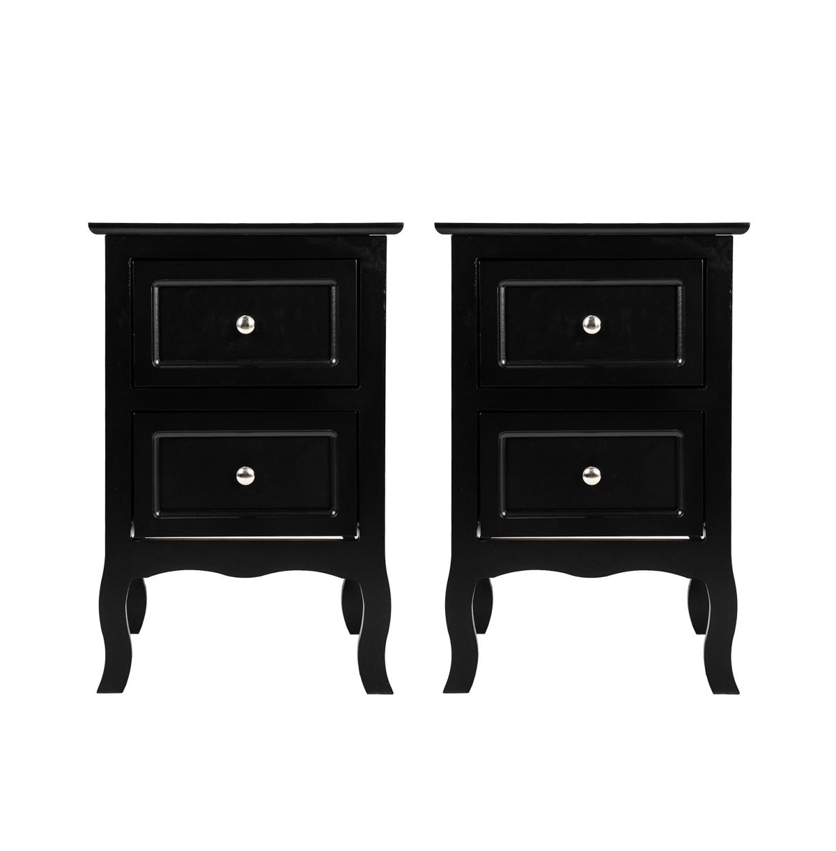 Click here for Slickblue 2pcs Country Style Two-Tier Night Tables... prices