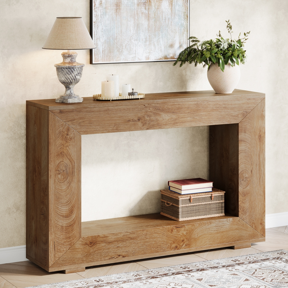 Click here for Tribesigns Farmhouse Console Table  47 Inches Entr... prices
