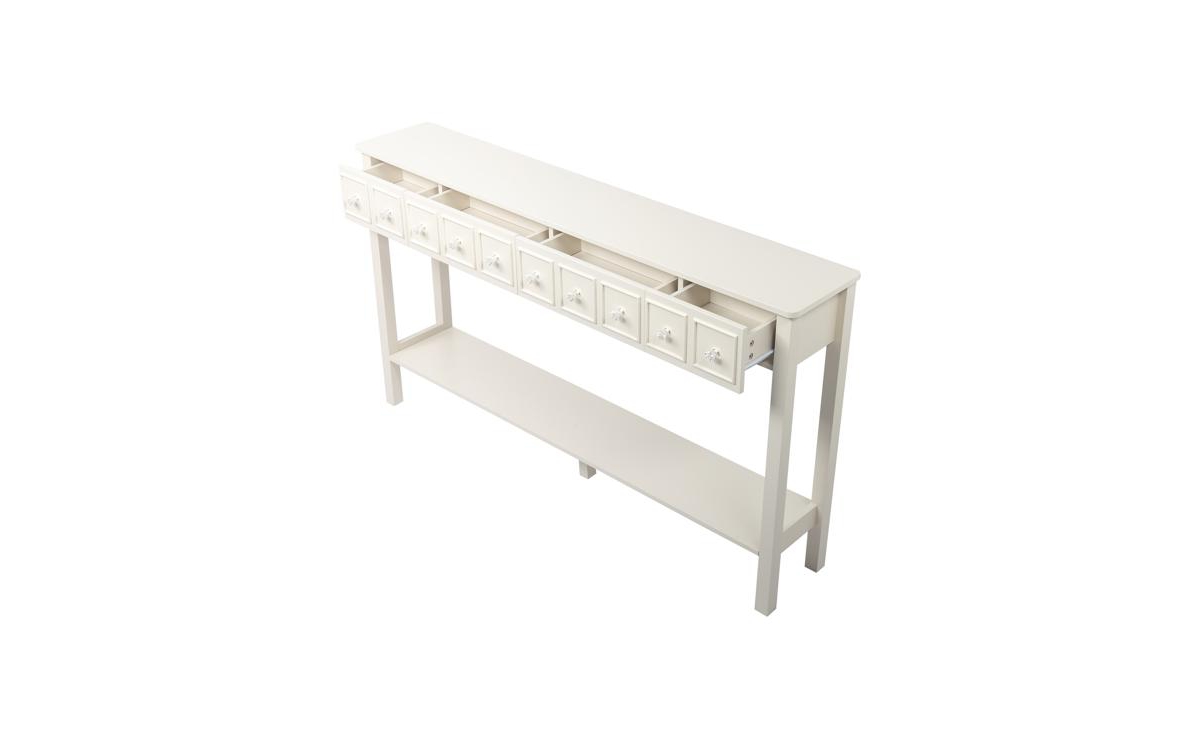 Click here for Slickblue Long Console Table Entryway Table with D... prices