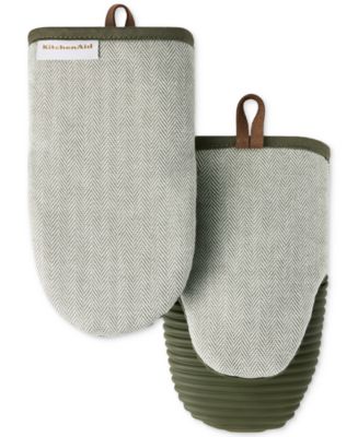 KitchenAid Design Series Herringbone Ribbed Soft Silicone 2-Pc. Mini ...