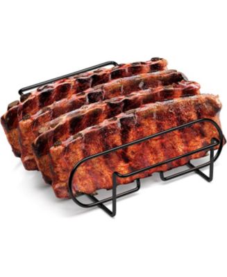 Sorbus Non-Stick Rib Rack - Holds 4 Rib Racks for Grilling & Barbecuing ...