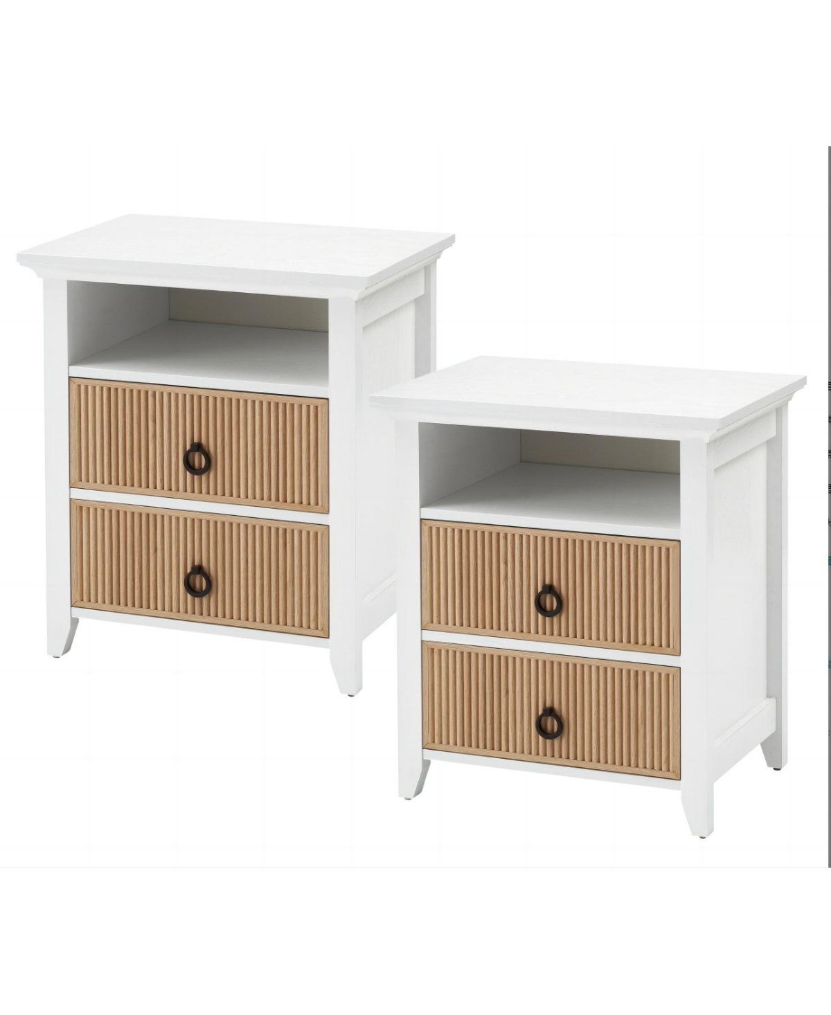 Click here for gaomon Nightstand with 2 Drawers and Open Shelf  E... prices