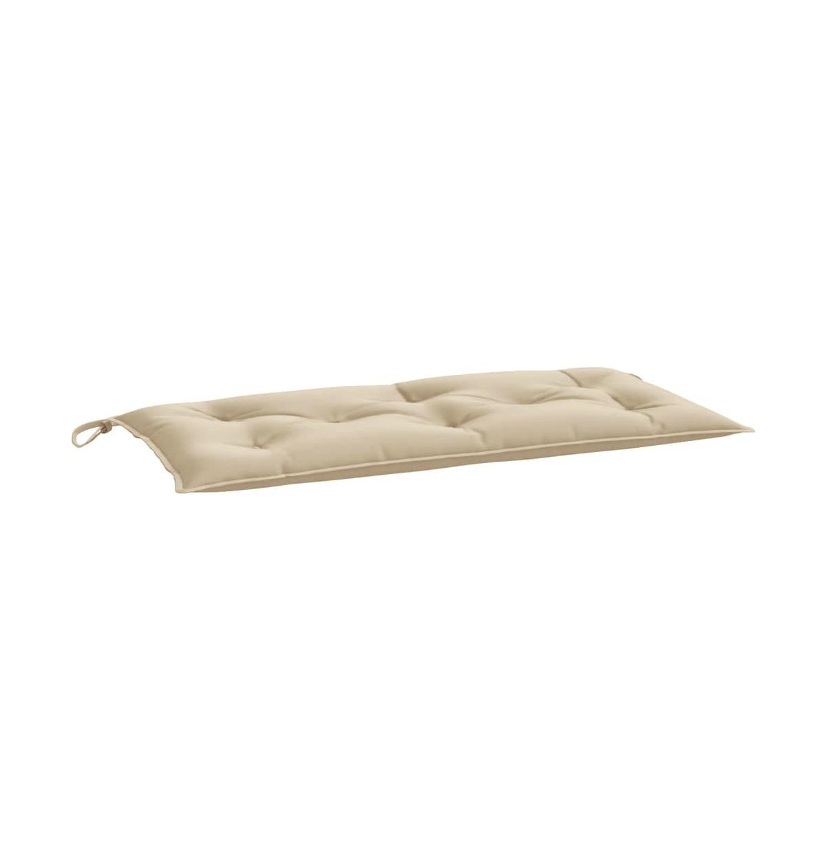 Click here for Garden Bench Cushion Beige 43.3x19.7x2.8 Oxford Fa... prices